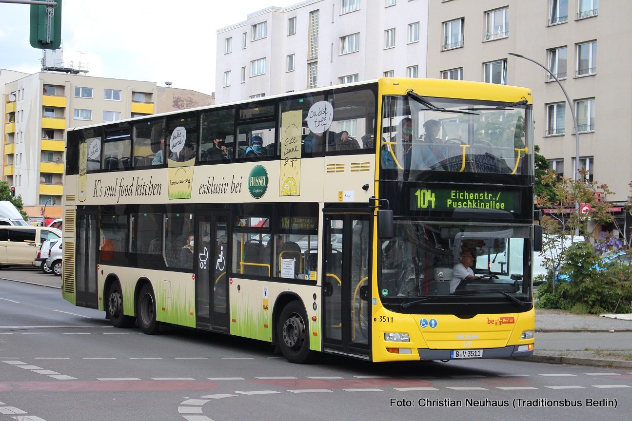 Wagen 3511, MAN DL 09, Typ Lion's City DD (MAN A39)