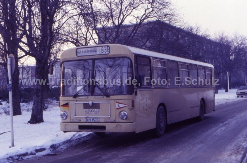 Traditionsbus Berlin: MAN E2H 77