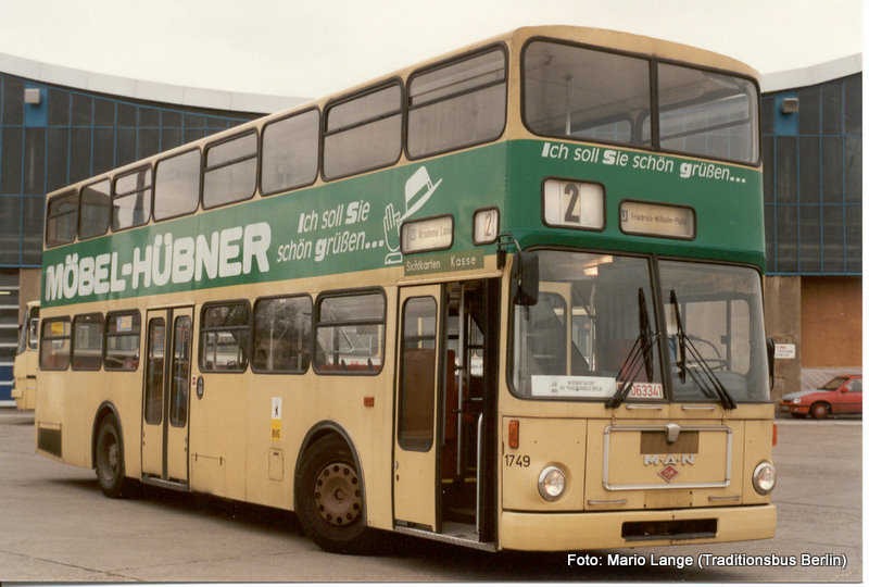 Traditionsbus Berlin: Wagen 1749 (MAN SD 200, SD 80)