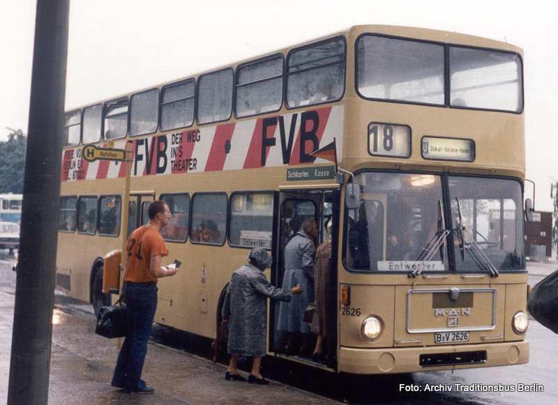 Traditionsbus Berlin: MAN SD 200 - Wagen 2626