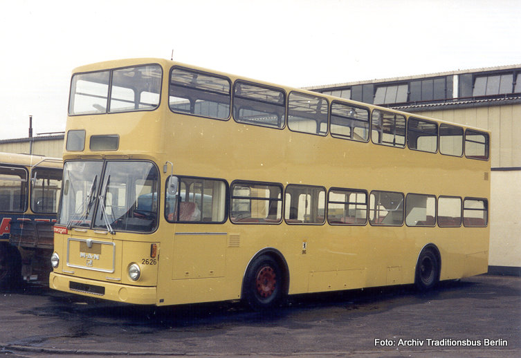 Traditionsbus Berlin: MAN SD 200 - Wagen 2626