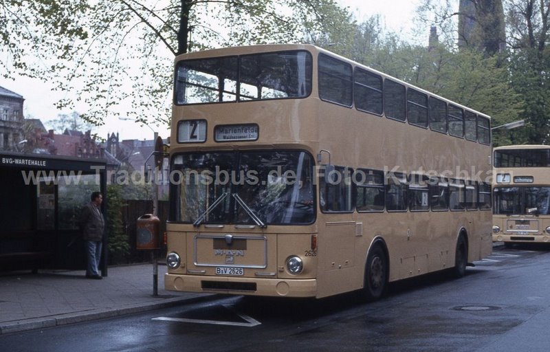 Traditionsbus Berlin: MAN SD 200 - Wagen 2626