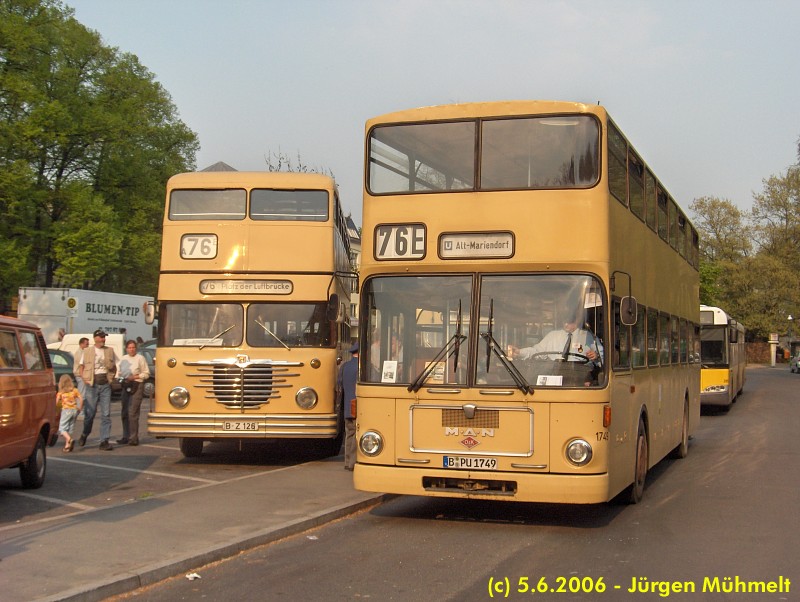 Traditionsbus Berlin: Traditionsfahrt auf der Linie 76/M76